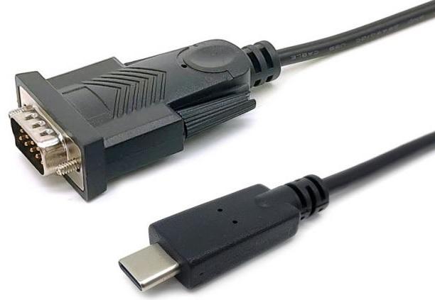 USB C TO SERIAL MALE CABLE - Techzette